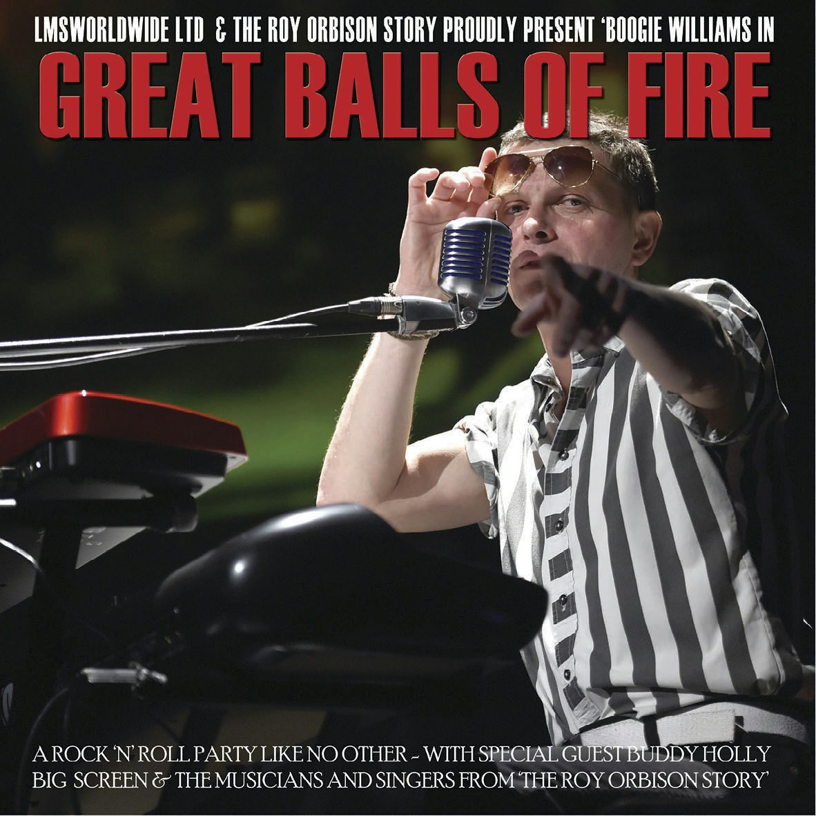 Boogie Williams in Great Balls of Fire tour dates & tickets 2025 | Ents24