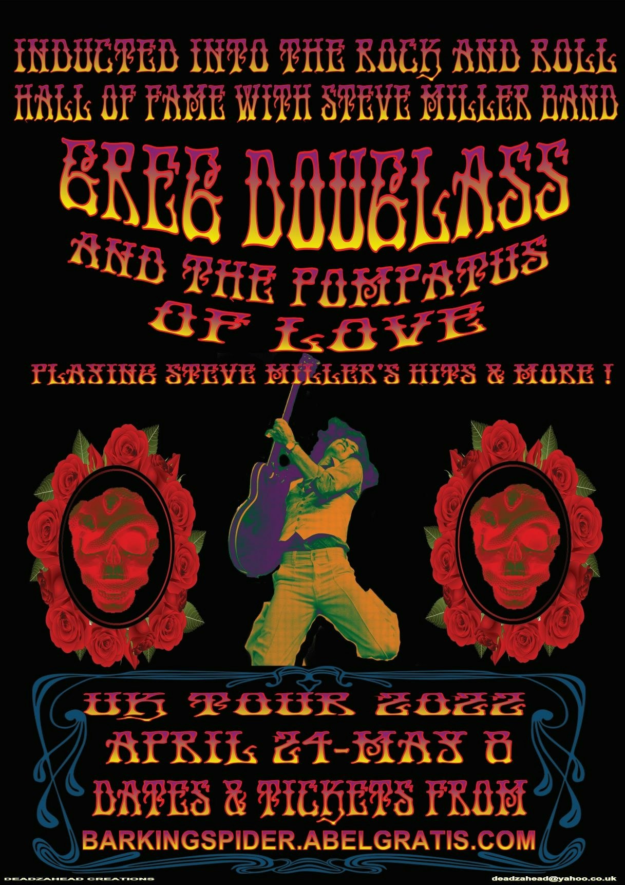 Greg Douglass and The Pompatus of Love tour dates & tickets 2026 | Ents24