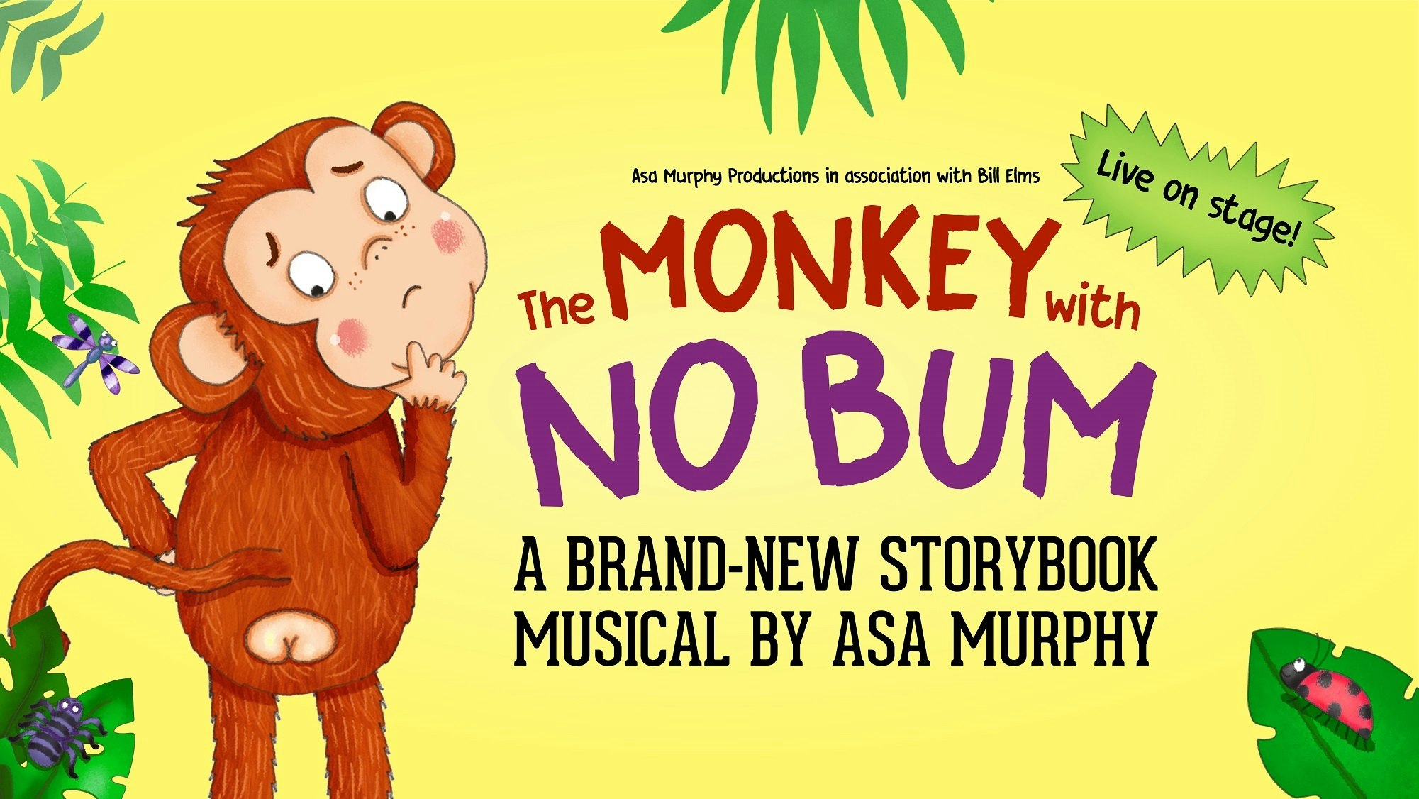 The Monkey With No Bum tour dates & tickets 2026 | Ents24