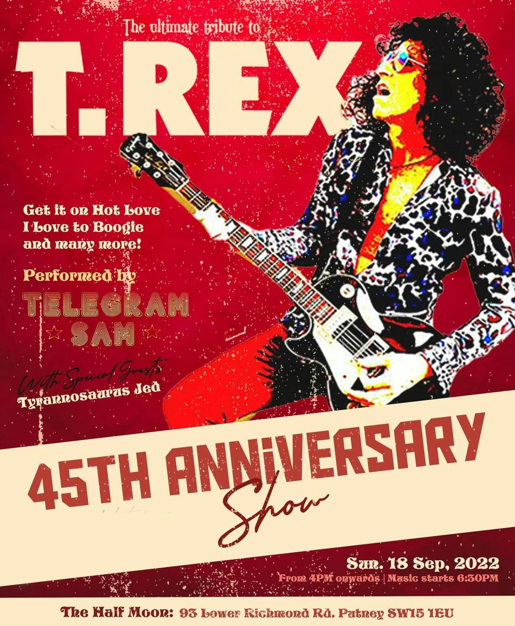 T Rex Band Poster