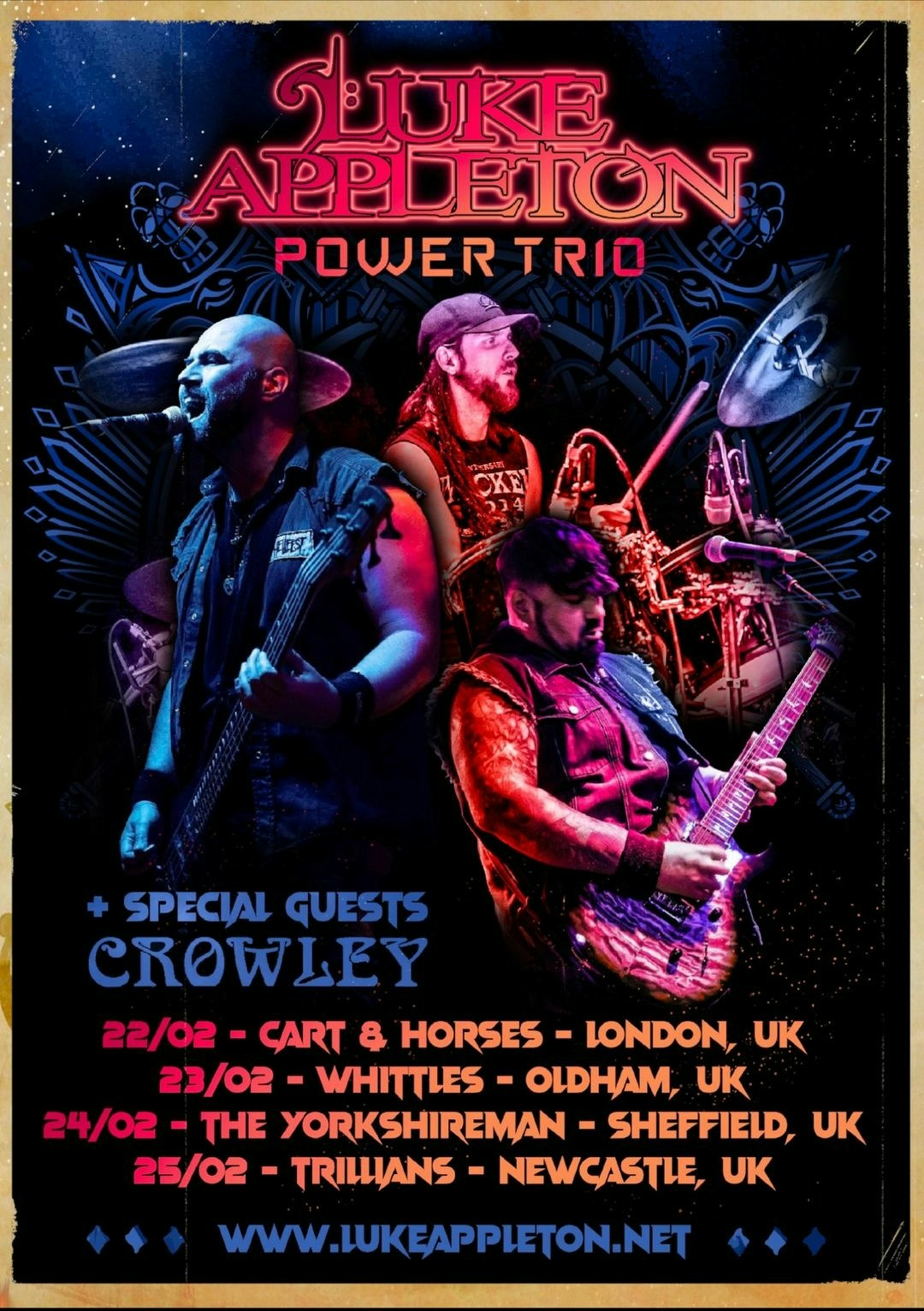 Luke Appleton Power Trio tour dates & tickets 2025 | Ents24