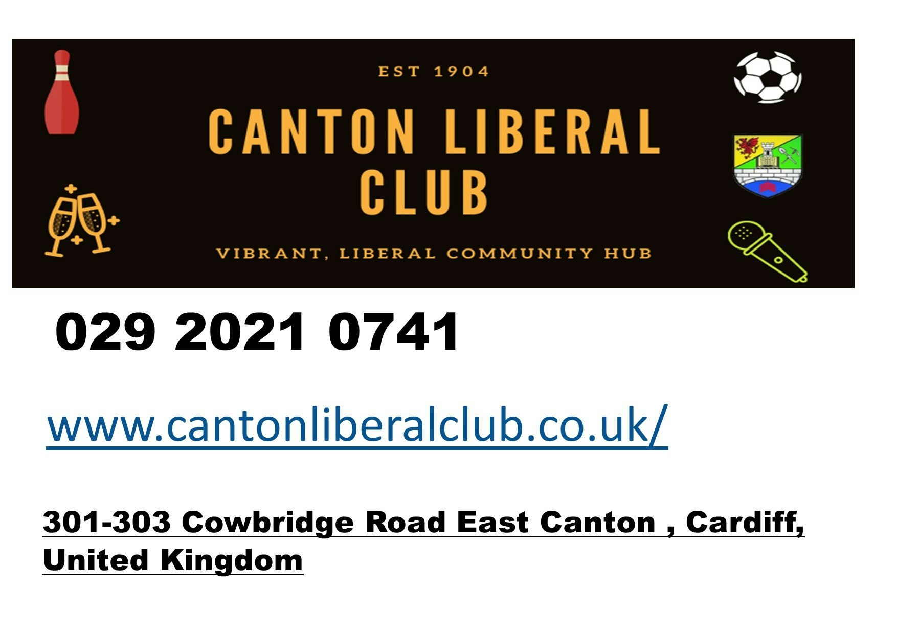 Canton Liberal Club, Cardiff events & tickets 2026 | Ents24