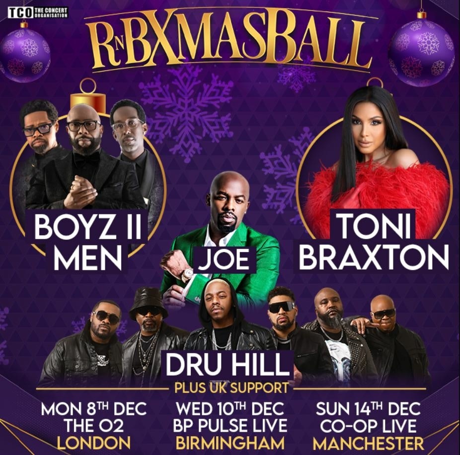 RnB Xmas Ball London Tickets at The O2 on 8th December 2025 | Ents24