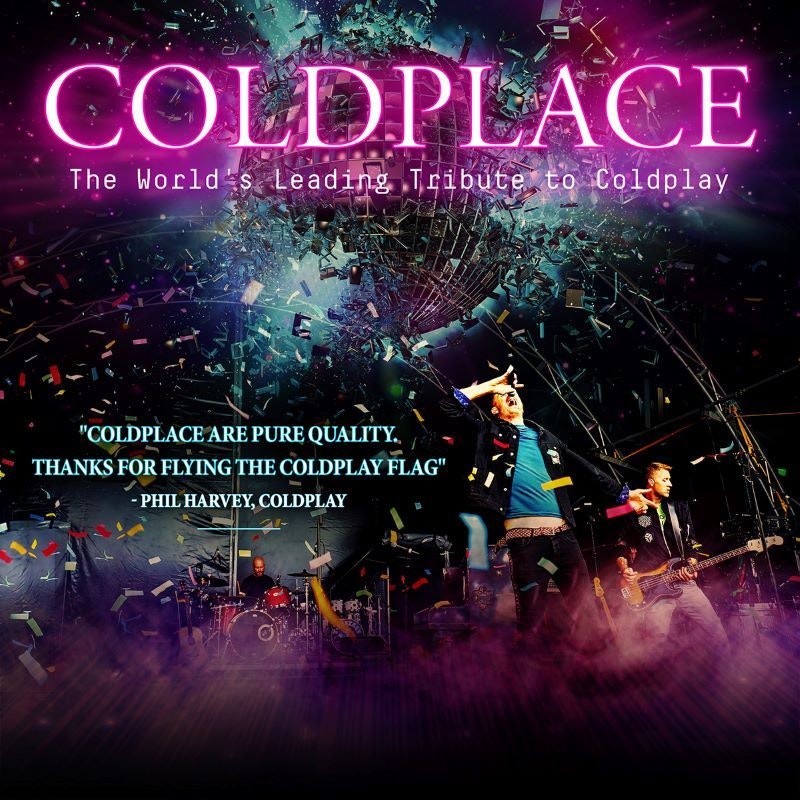 Coldplace - Coldplay Tribute Torquay Tickets at Babbacombe Theatre on 23rd May 2026 | Ents24