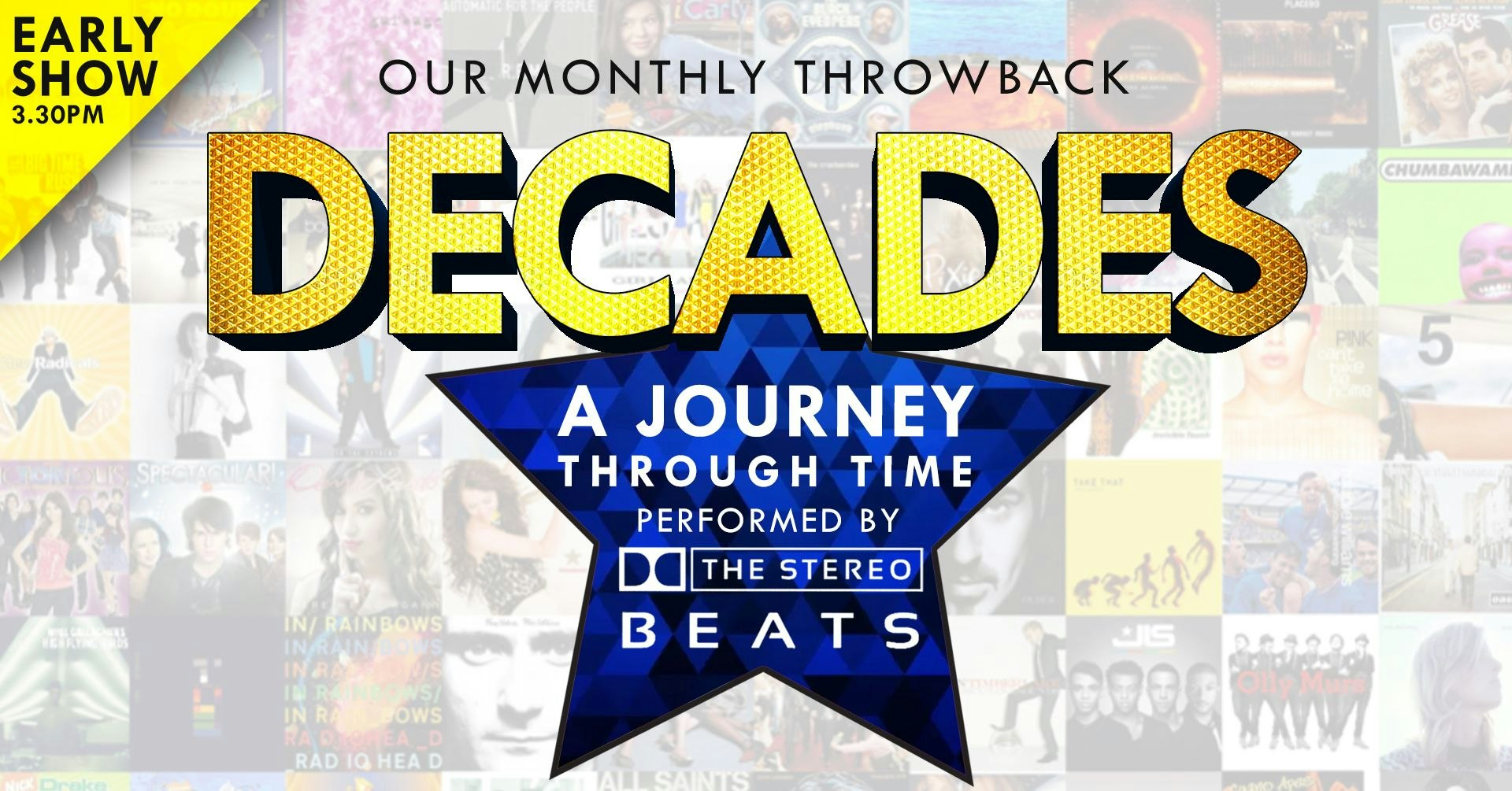 DECADES - A Journey Through Time with The StereoBeats Glasgow Tickets ...