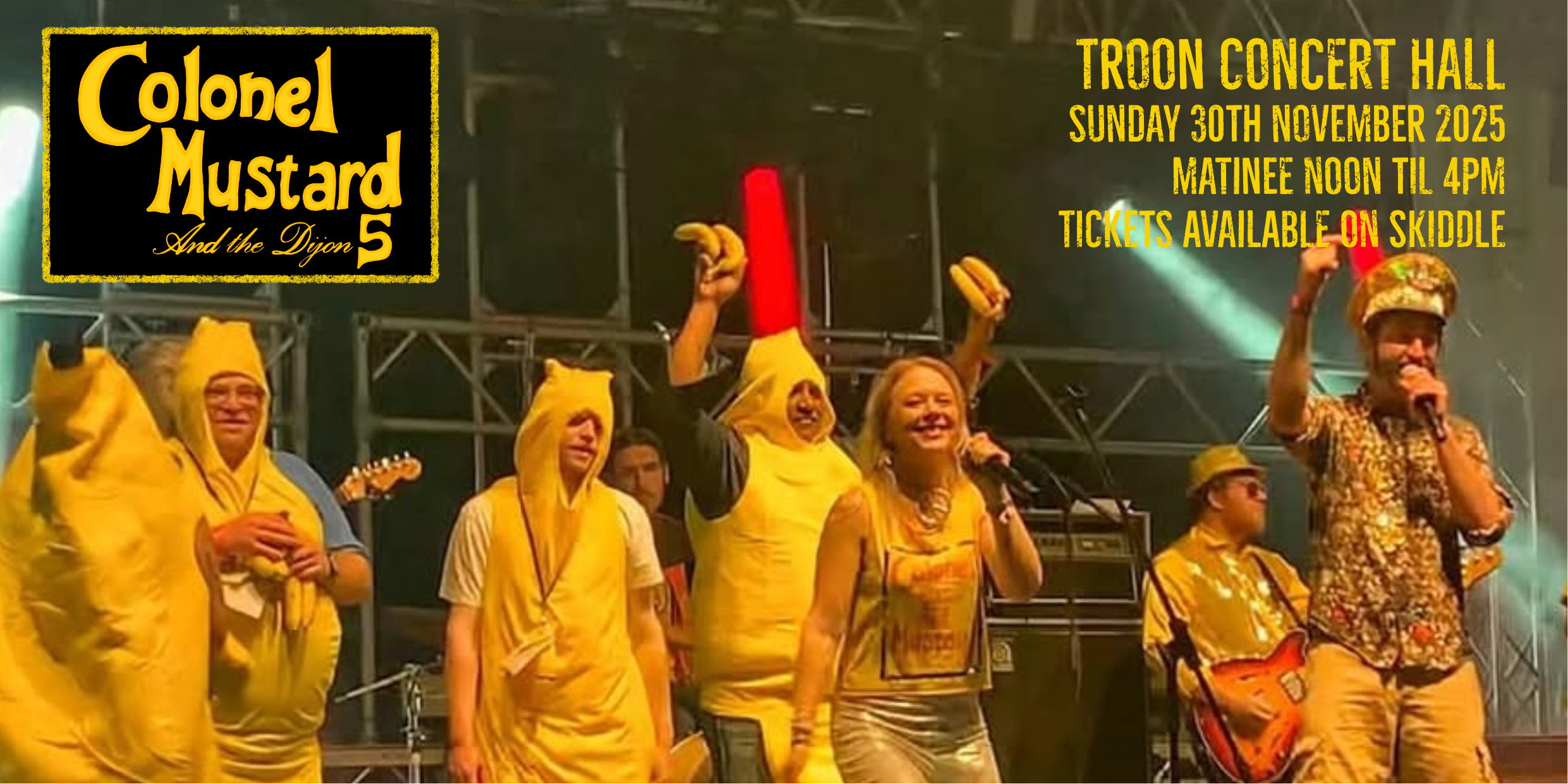 Colonel Mustard & The Dijon 5 Tickets at Troon Town Hall and Walker ...